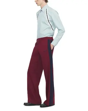 Alexander McQueen Technical Flare Drawstring Track Pants