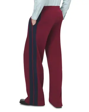 Alexander McQueen Technical Flare Drawstring Track Pants