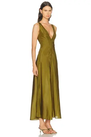EAVES Freda Maxi Dress - Olive
