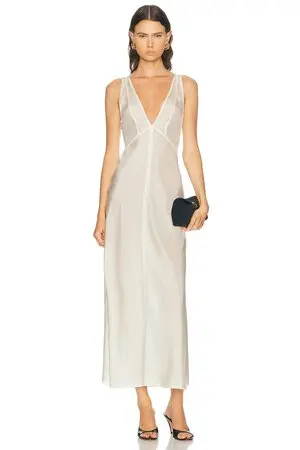 EAVES Freda Maxi Dress - Pearl
