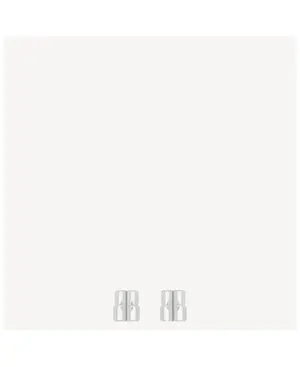Balenciaga Nano Xs Stud Earrings - Silver