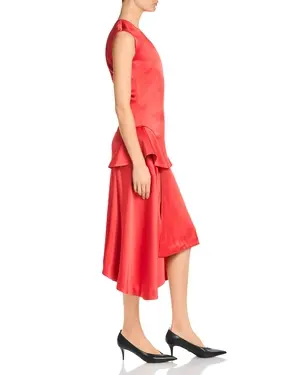 Stella McCartney Satin Midi Dress