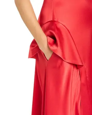 Stella McCartney Satin Midi Dress