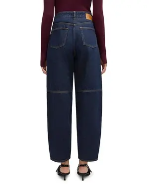 GANNI Essentials Mid Rise Barrel Jeans