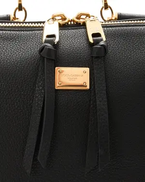 Dolce & Gabbana Leather Top Handle Bag