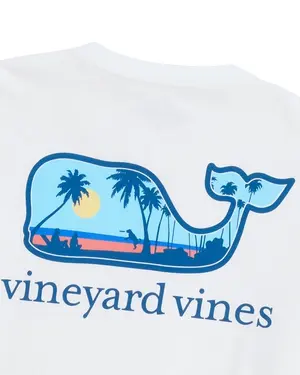 Vineyard Vines Dog Frisbee Logo Graphic T-shirt