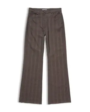 Acne Studios Plaid Wool Blend Trousers