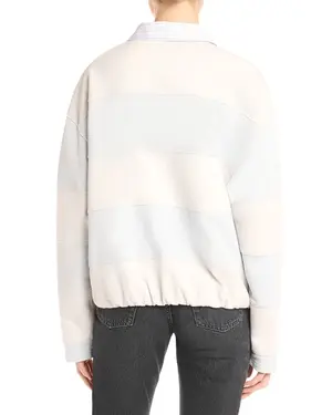 Acne Studios Striped Polo Sweatshirt