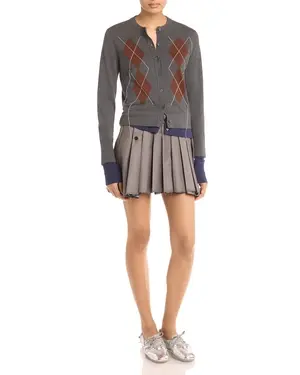 Acne Studios Layered Look Cardigan Sweater