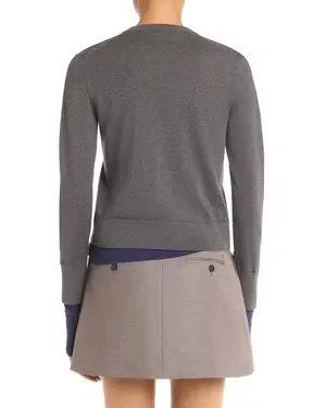 Acne Studios Layered Look Cardigan Sweater