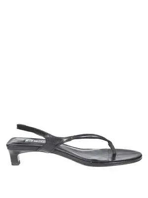 Senso Heeled Slingback Sandals - Nero