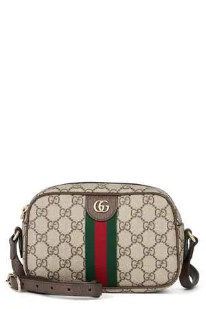 Gucci Ophidia Mini Shoulder Bag In Gg Fabric