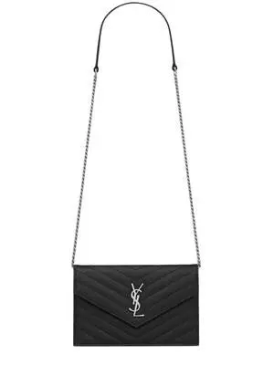 Saint Laurent Quilted Leather Mini Shoulder Bag - Nero