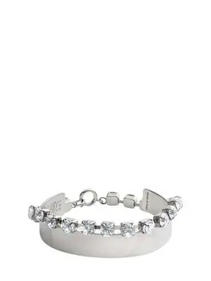 MAISON MARGIELA Rhinestone Bracelet - Silver