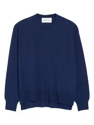 AMI Paris Crewneck Sweater With Embroidery