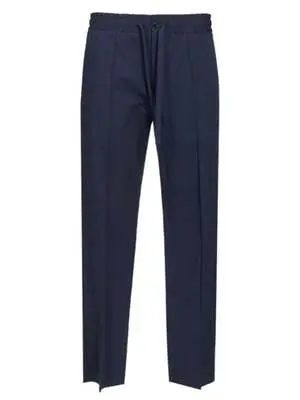 Valentino Garavani Drawstring Trousers With Sophisticated Waist And Welt Pockets
