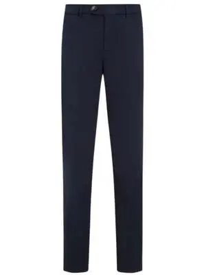 Brunello Cucinelli Cotton Trousers With Zip And Button Fastening For