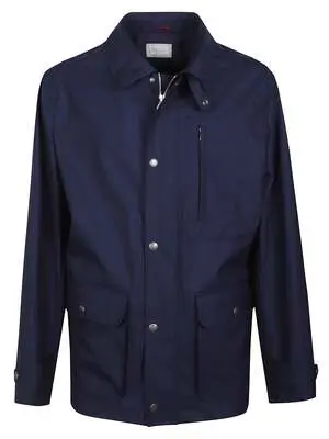 Brunello Cucinelli Technical Cotton Gabardine Field Jacket