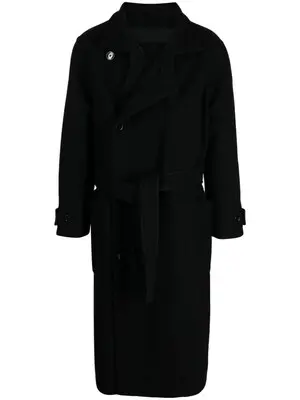 LEMAIRE Wool Coat - Black