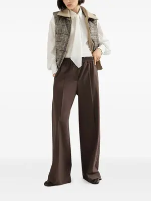 Brunello Cucinelli Loose Fit Wool Trousers