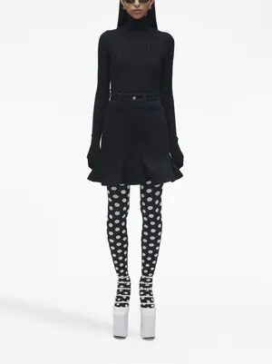 Marc Jacobs Denim Cotton Mini Skirt
