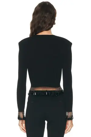 BY MALENE BIRGER Shelly Embellished Knit Top