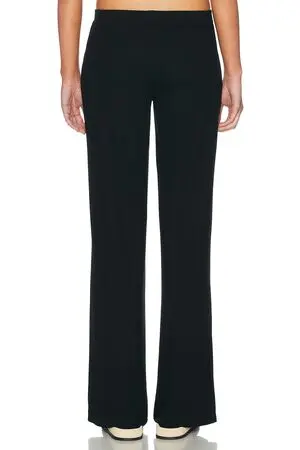 Eterne Easy Lounge Butter Rib Pant - Black