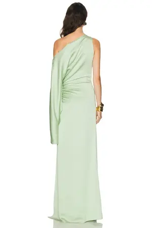 Silvia Tcherassi Textured Satin Gown