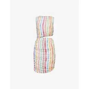 Missoni Cut-out Chevron Knitted Mini Cover-up - Multi