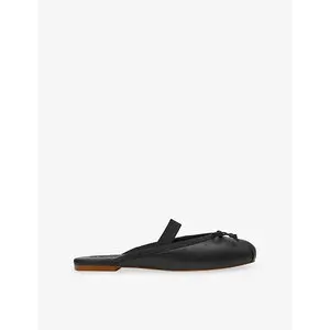 Steve Madden Cutesy Leather Ballerina Mules
