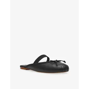Steve Madden Cutesy Leather Ballerina Mules