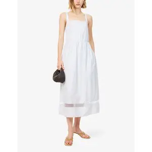 Jenni Kayne Button-front Cotton-poplin Maxi Dress