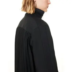 Sacai Zip-through Pleated Stretch-woven Jacket