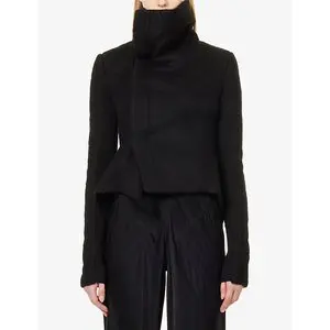 Rick Owens Naska Buttoned Wool-blend Jacket