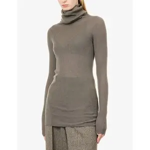 Rick Owens Roll Neck Virgin Wool Top
