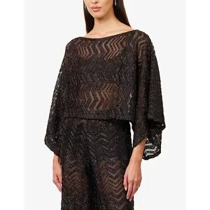 Missoni Sequinned Lamé Knitted Top