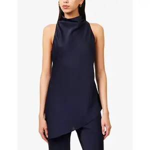 Veronica Beard Asymmetrical Drape Top