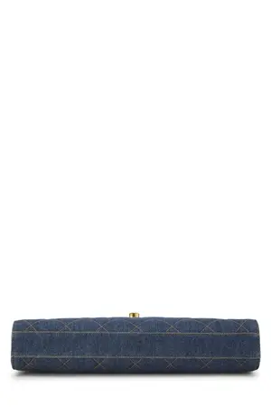 Chanel Quilted Denim Briefcase