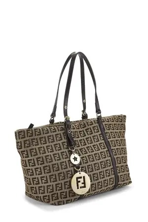 Fendi Beige Zucchino Superstar Tote