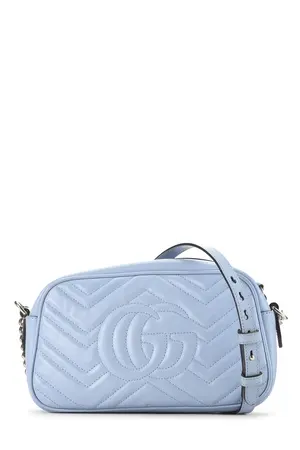 Gucci Leather Gg Marmont Crossbody Bag