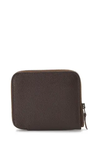 Hermès Brown Evercolor 'in Compact Wallet