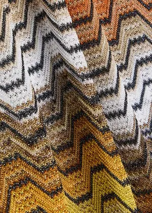Missoni Patterned Metallic-knit Slim-leg Beach Trousers - Black