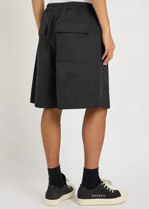 Rick Owens Faun Nylon And Cotton-blend Shorts