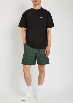 LES DEUX Logo-embroidered Cotton T-shirt