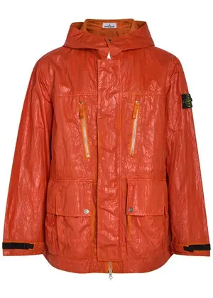 Stone Island Hooded Coats For Men