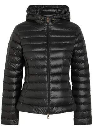 Moncler Padded Hooded Nylon Jacket - Black