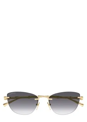 Gucci Rimless Square-frame Sunglasses
