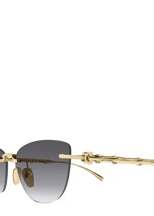 Gucci Rimless Square-frame Sunglasses