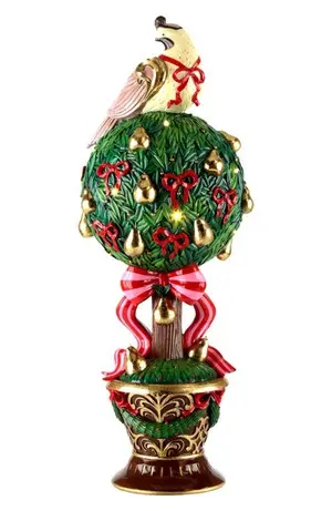 MARK ROBERTS Partridge In A Pear Tree Topiary