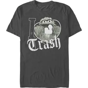 SESAME STREET® Sesame Street I Love Trash Oscar The Grouch Graphic T-shirt - Charcoal